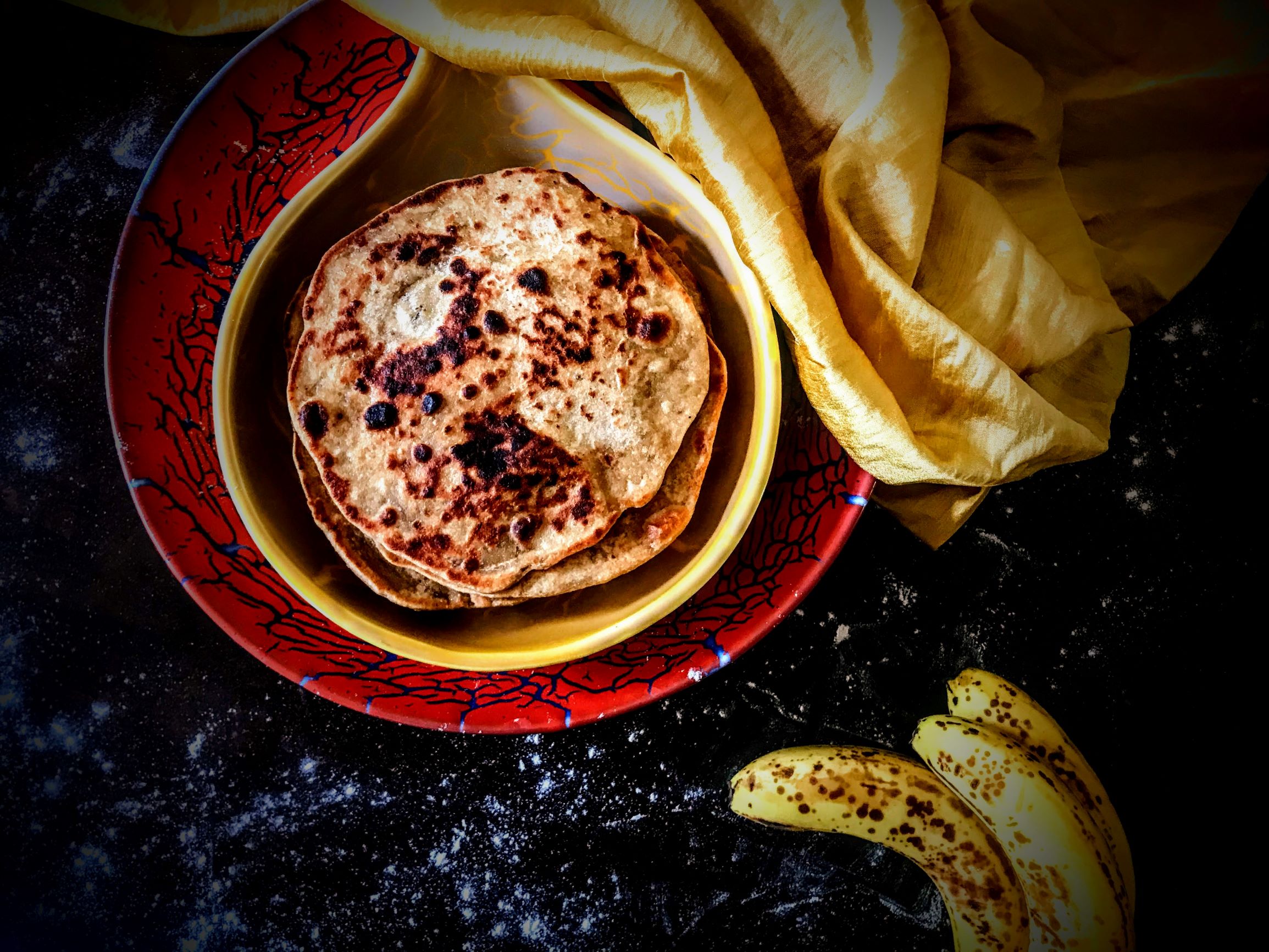 Mesmerisng & Sweet Banana Paratha - Everydayrecipe.in