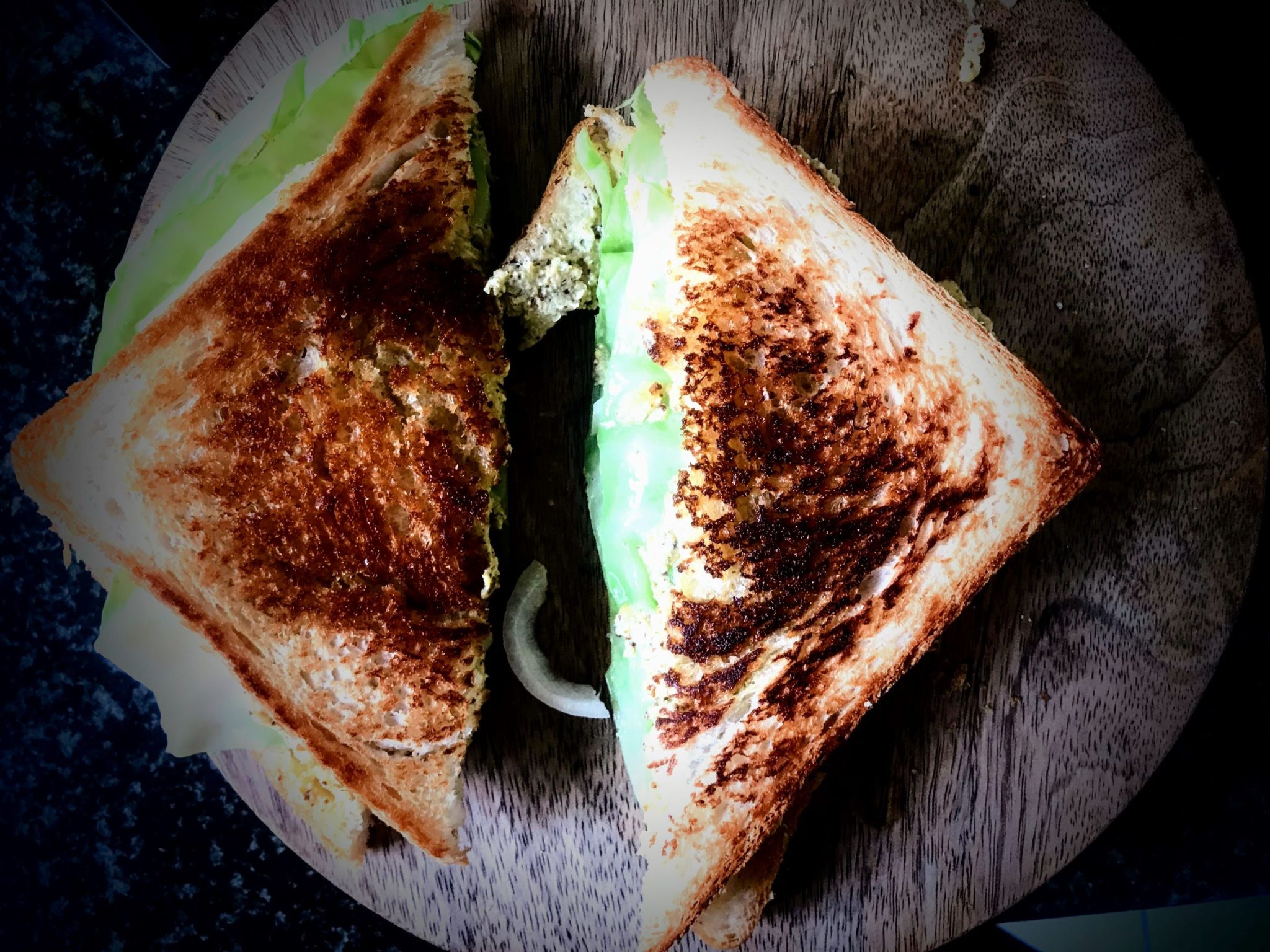 Mustard Paste Veggie Sandwich With Kick - Everydayrecipe.in
